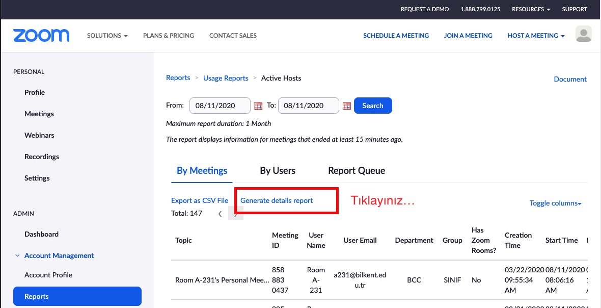 Zoom Log Dosyası İndirme – zoom@bilkent